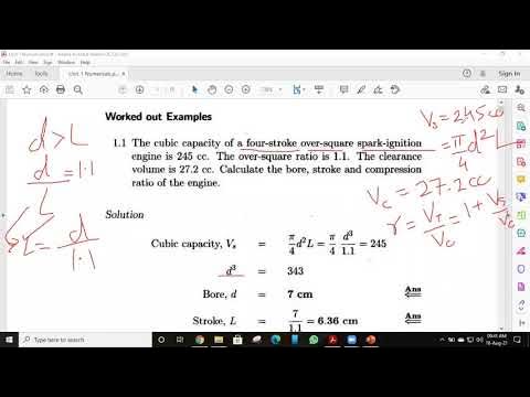 IC Engine Performance Parameters Numericals Part I - YouTube
