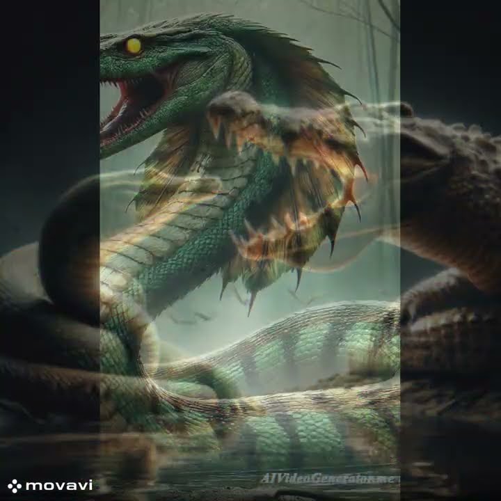 snake and crocodile hybrid video #viralvideo - YouTube
