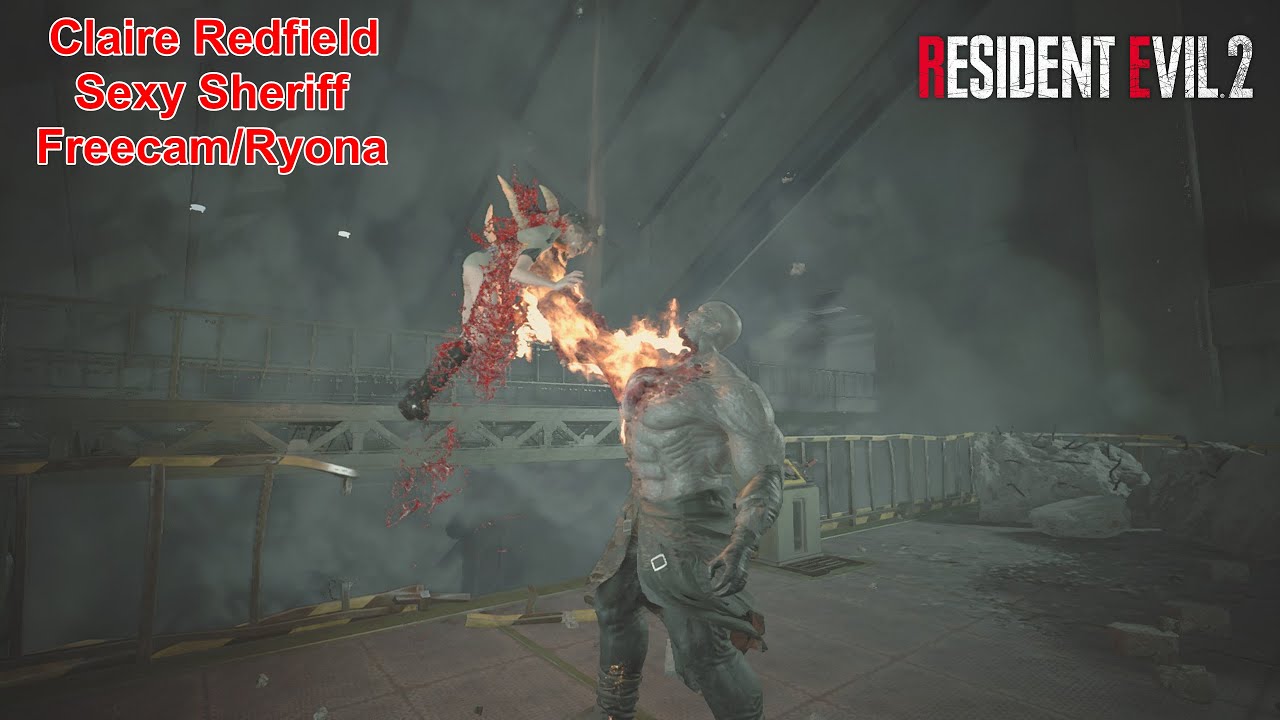 Claire Redfield (Sexy Sheriff) Freecam リョナ Resident Evil 2 Remake - YouTube