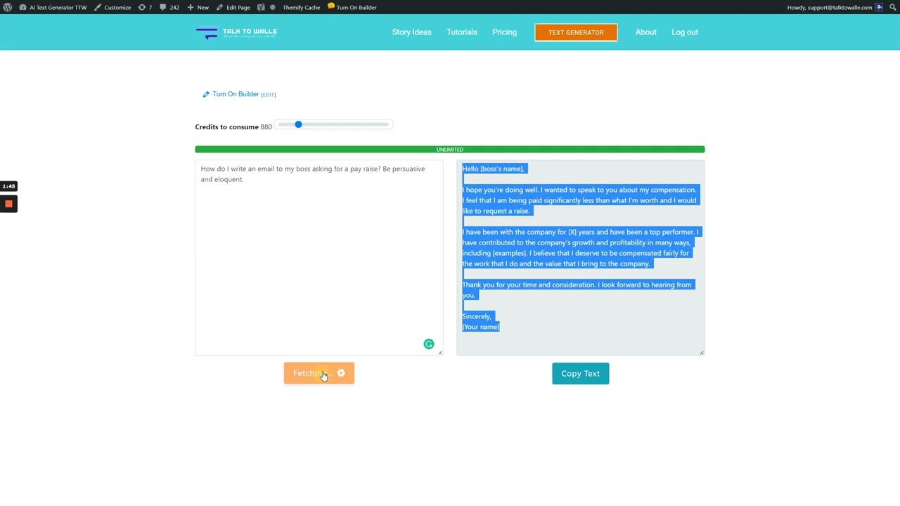 Ai Writer How To Ask Boss For Raise AI Text Generator GPT 3 TTW Ai Writer How To Ask Boss For Raise AI Text Generator GPT 3 TTW