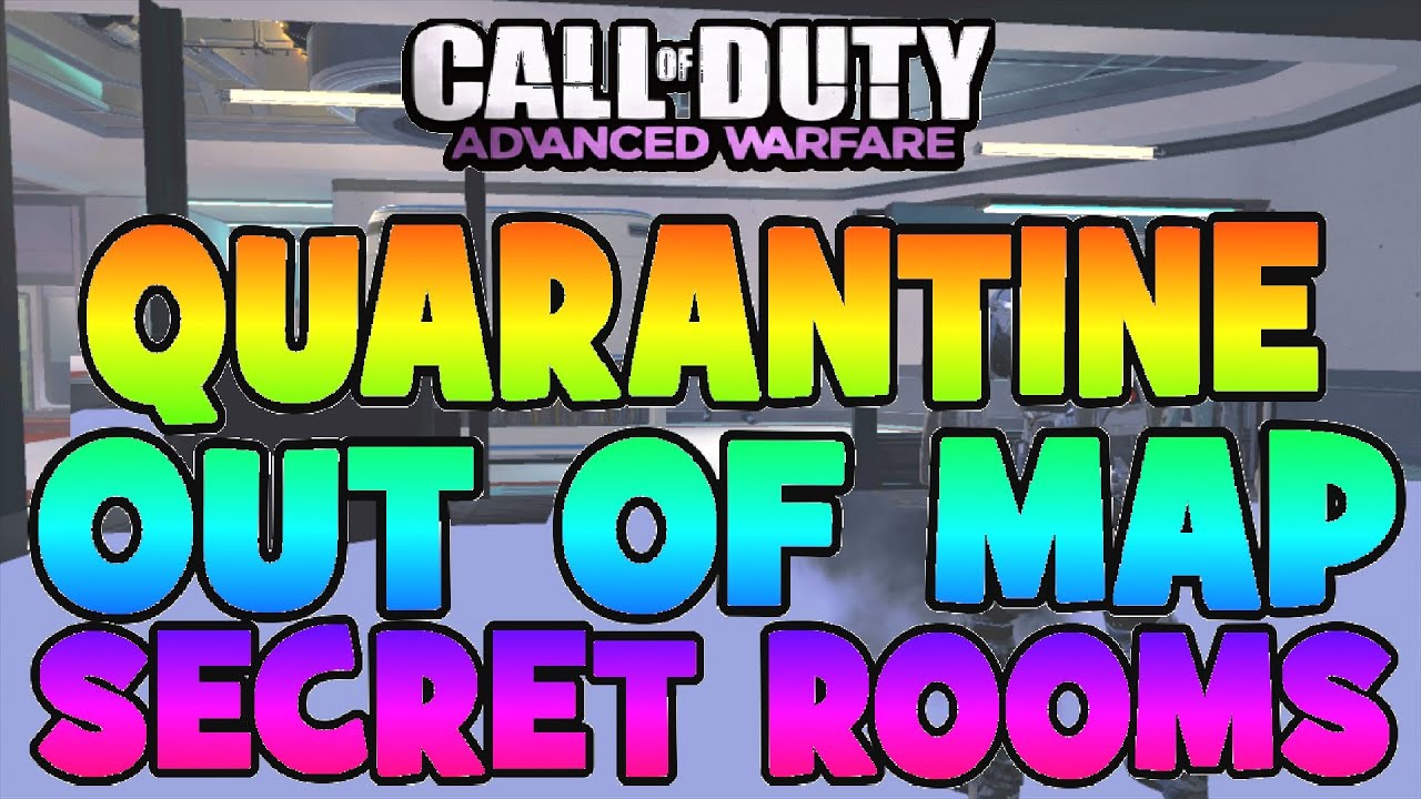 COD AW GLITCHES - NEW QUARANTINE OUT OF MAP SECRET ROOMS WALLBREACH ...