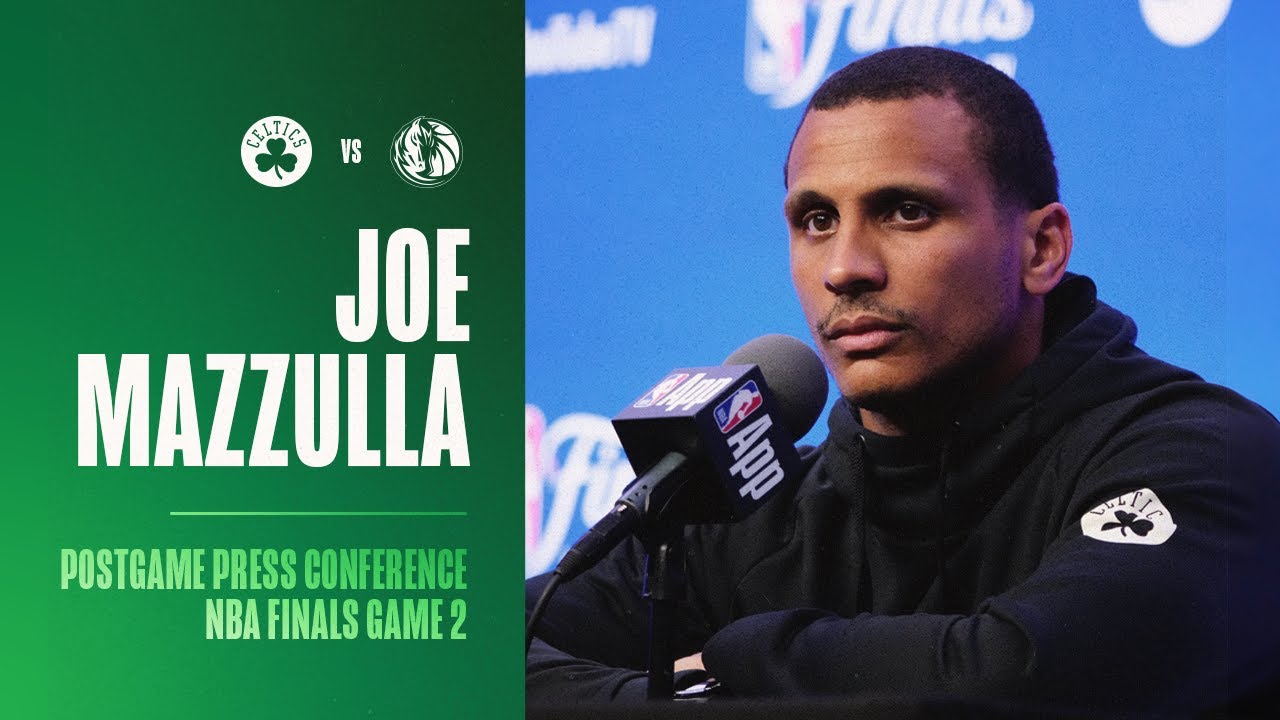 Joe Mazzulla Postgame Press Conference | NBA Finals Game 2 vs. Dallas ...