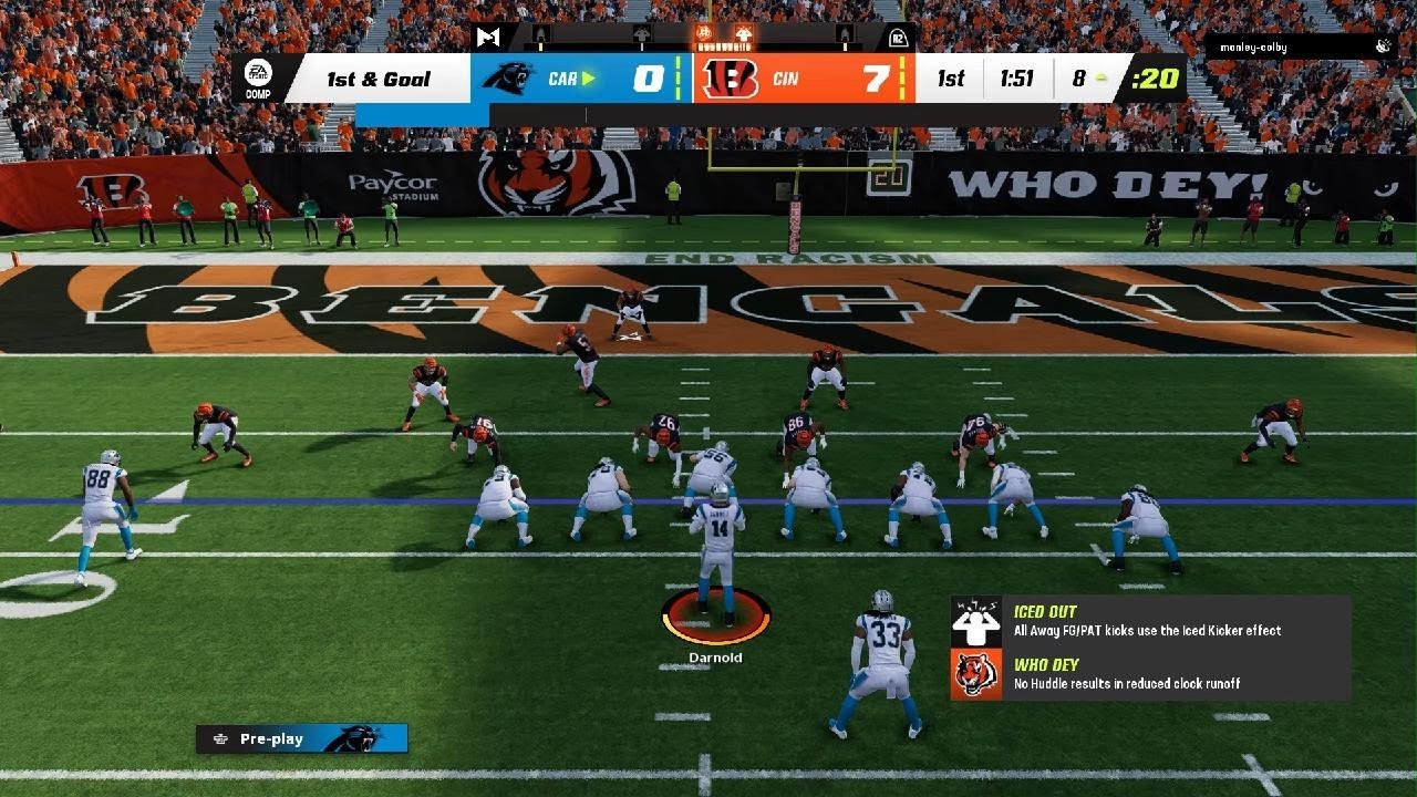 Madden NFL 23 first game onthe ps5 - YouTube