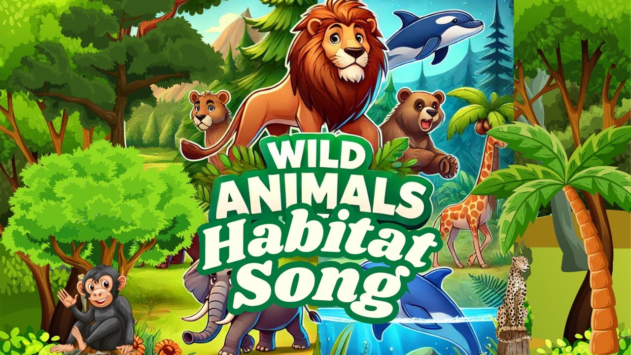 Wild Animals Habitat Song – Fun & Educational Science Song - YouTube