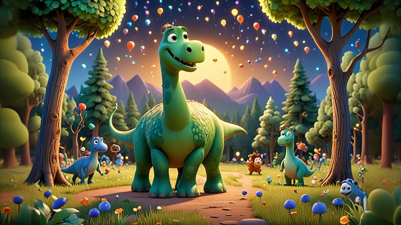 Ten Little Dinosaurs Dancing | Fun Kids Song | Nursery Rhyme Adventure ...