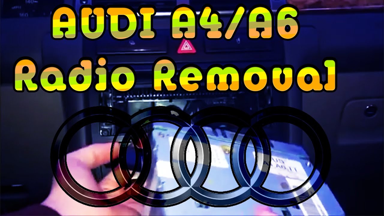How to replace radio on an 98-03 Audi A4/A6 /TT - YouTube
