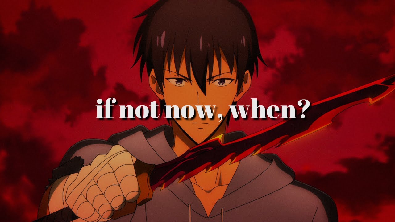 if not now, when? - YouTube