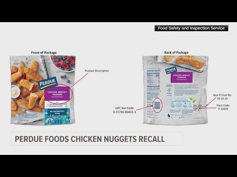 Perdue Foods recalls chicken products, includes nuggets - YouTube