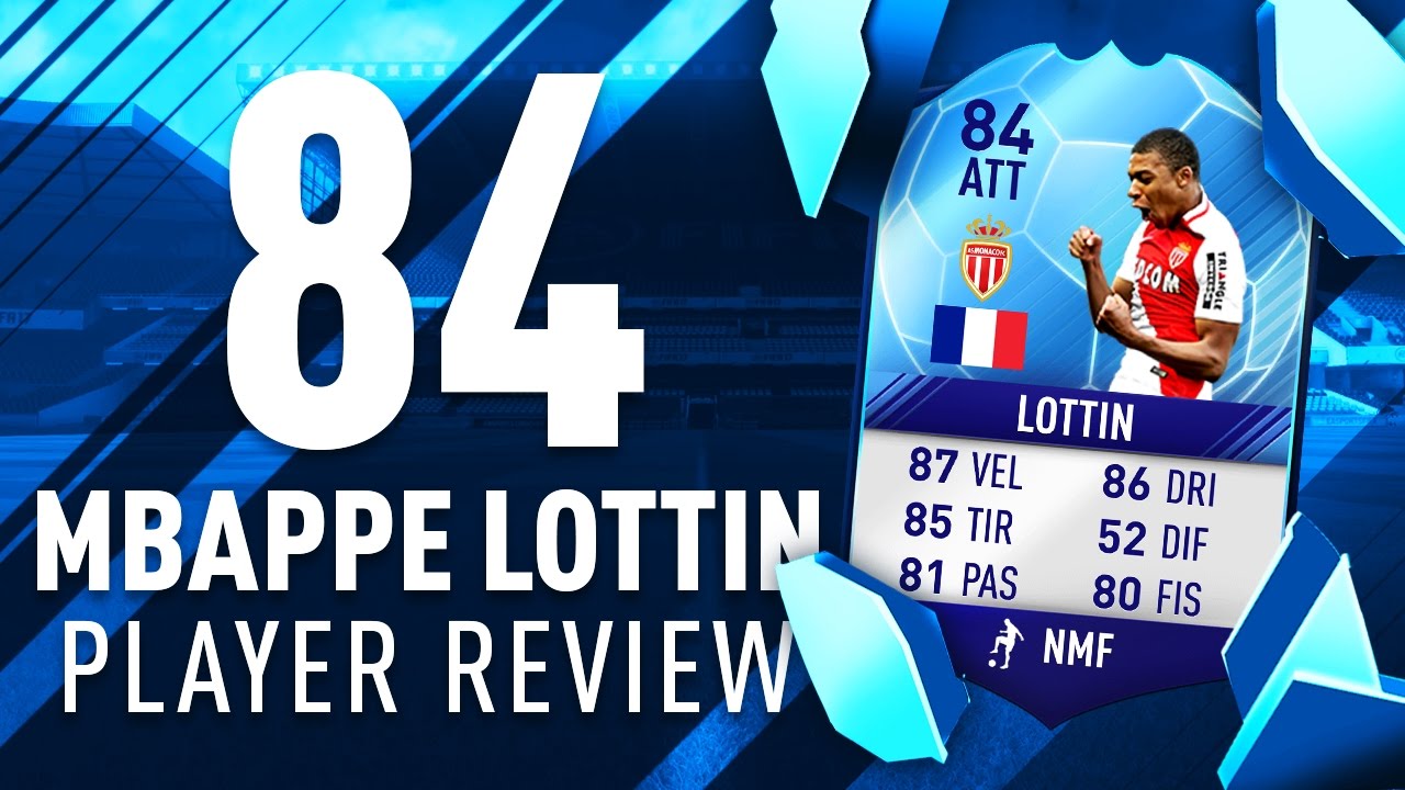 FIFA 17 | KYLIAN MBAPPE LOTTIN TOTKS (84) | Player Review+Statistiche ...