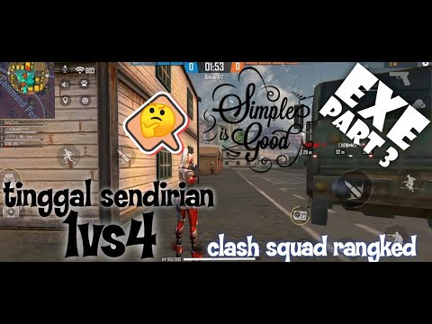 EXE clash squad ranked...di tinggal sendirian - YouTube
