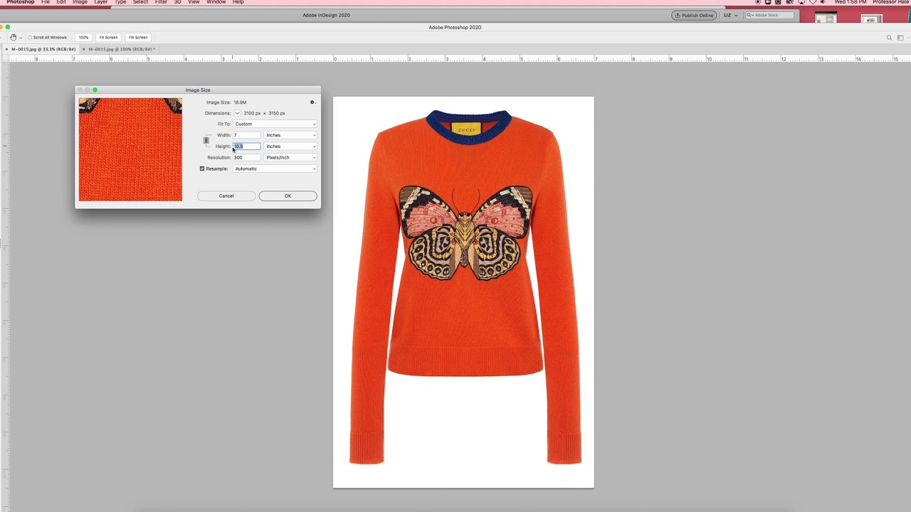 Photoshop+Indesign -Image Size Distortion - YouTube