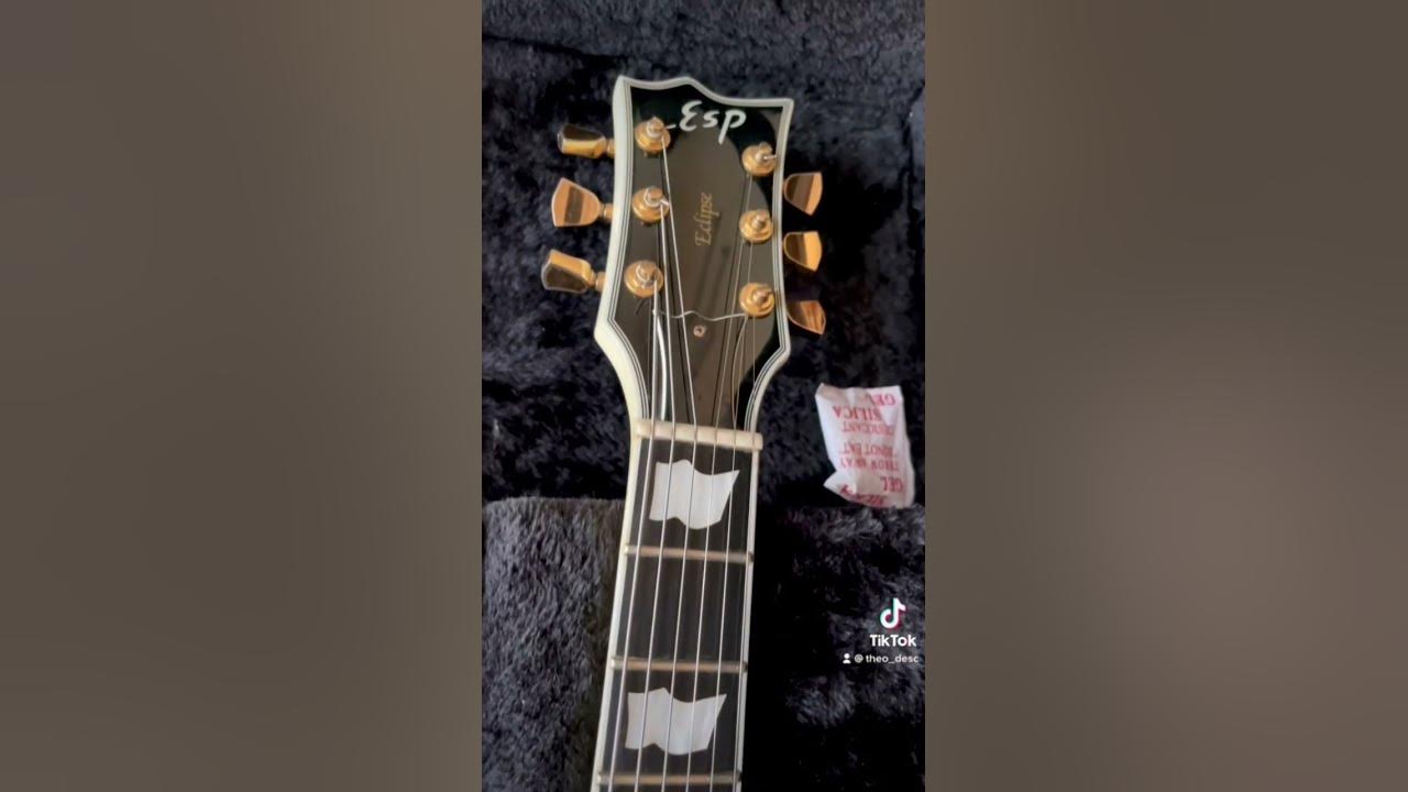 ESP ECLIPSE 1 CTM FT Snow White #esp #espguitars - YouTube ESP ECLIPSE 1 CTM FT Snow White #esp #espguitars - YouTube