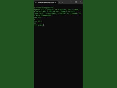 comment utiliser le commande CMD pour vérifier si python et ...