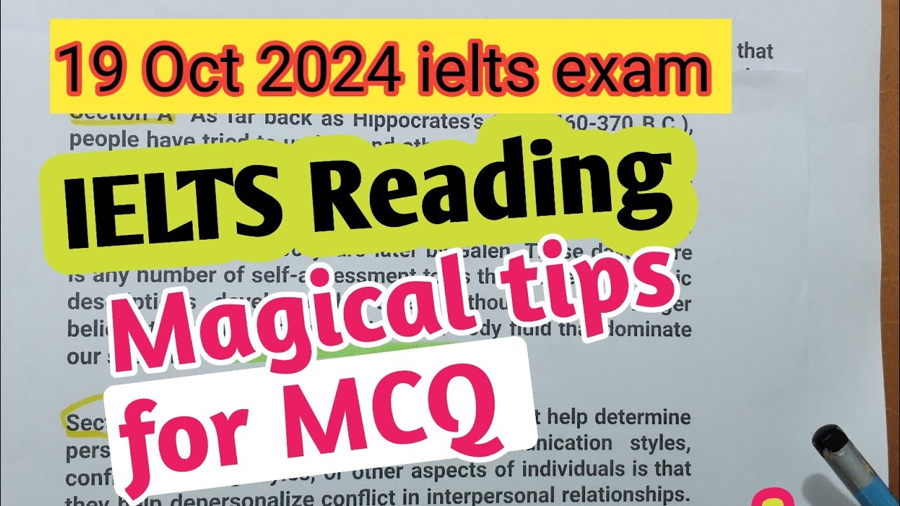 IELTS Reading Tips Multiple choice questions| How to solve Multiple ...