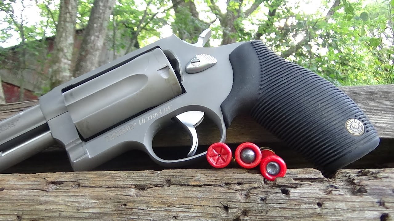 410 Dove-000 Buck-Slug Test Taurus Judge - YouTube
