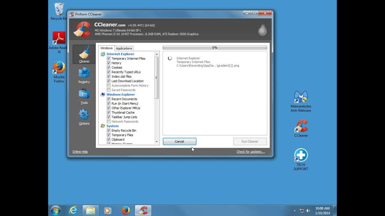 How to run CCleaner - YouTube