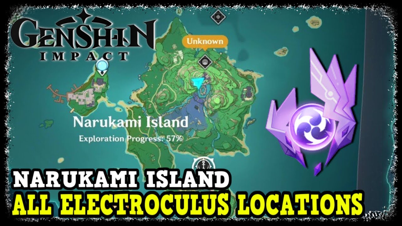 Genshin Impact All Electroculus Locations on Narukami Island - YouTube