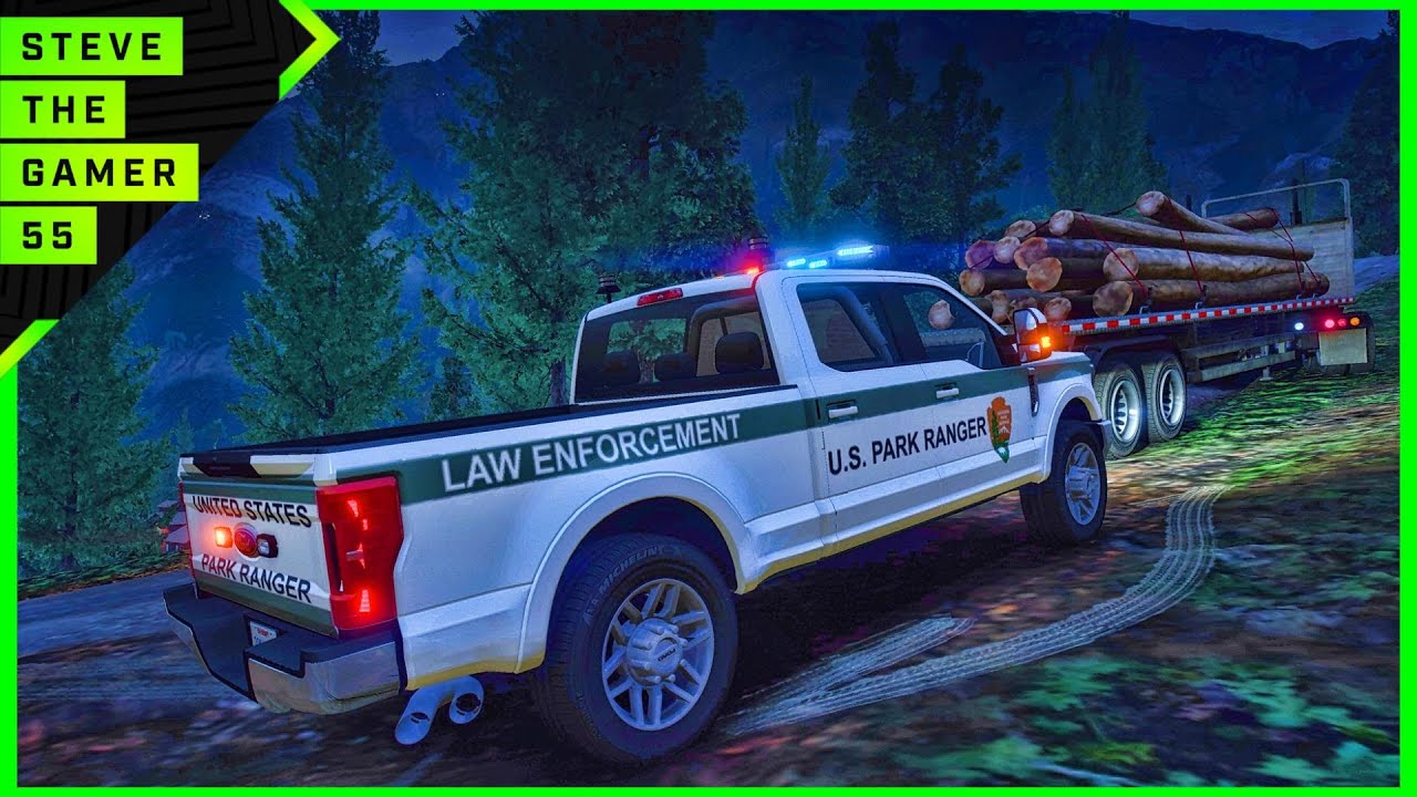 GTA 5 | Park Ranger Patrol| F-250| GTA 5 Lspdfr Mod| 4K - YouTube