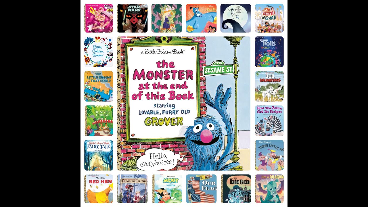 Little Golden Book series marathon #4 The Monster at the End of This ...