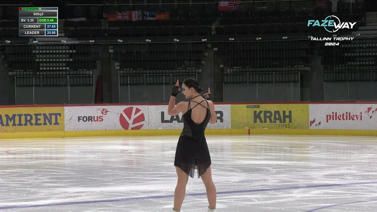Sofia Samodelkina 2024 Tallinn Trophy - YouTube