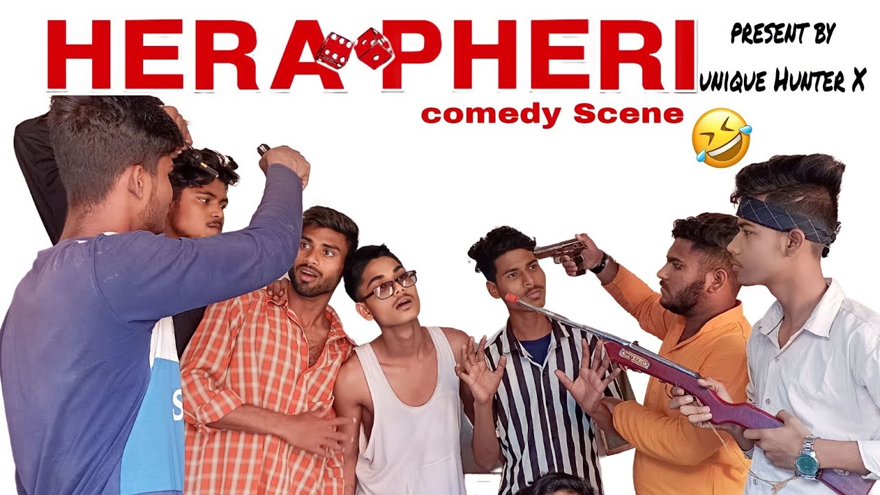 Phir hera pheri|best comedy video|Spoof|Funny video|UHX|UNIQUE HUNTER X ...