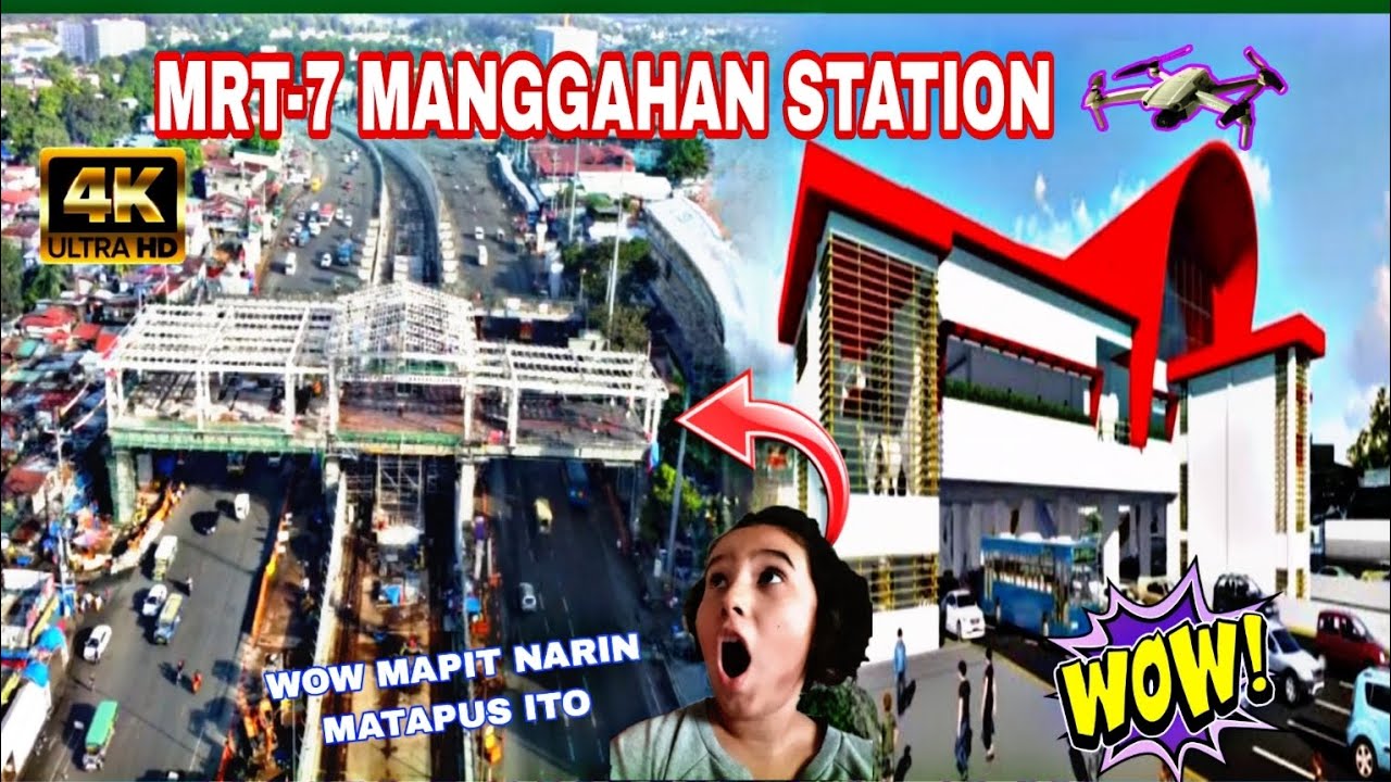 MRT-7 UPDATE MANGGAHAN STATION | MRT 7 BULACAN-QUEZON CITY, LATEST ...