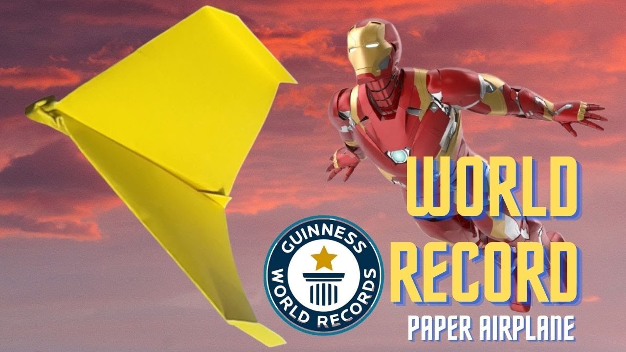 How to Make a World Record-Breaking Paper Airplane? Skyking / Origami ...