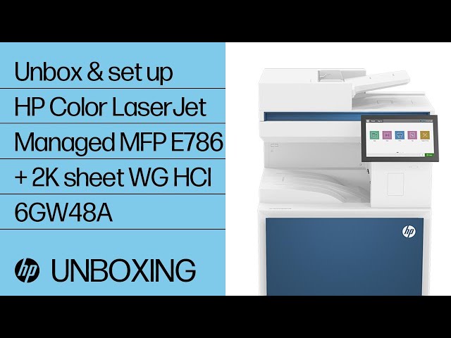 HP A3 LaserJet Managed, HP A3 PageWide - Installation videos | HP® Support