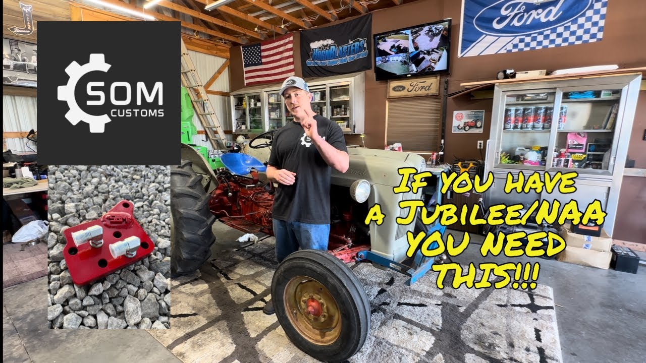 SOM Customs Remote Hydraulic Top Plate for Ford Jubilee/NAA - YouTube