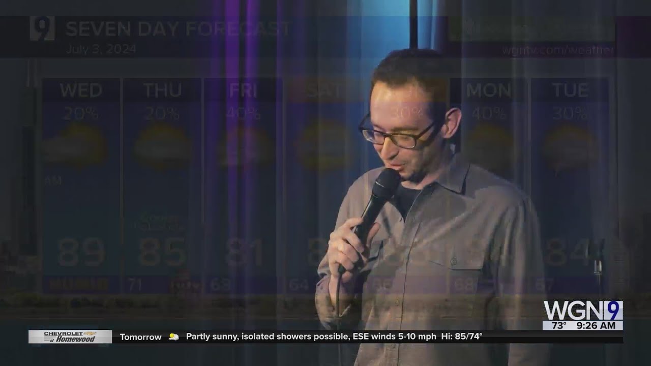 Comedian Jack Baker makes his morning news debut! - YouTube