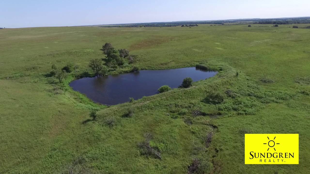 SOLD! 1490 Acres Elk County Kansas Cattle Grazing Ranch Auction - YouTube