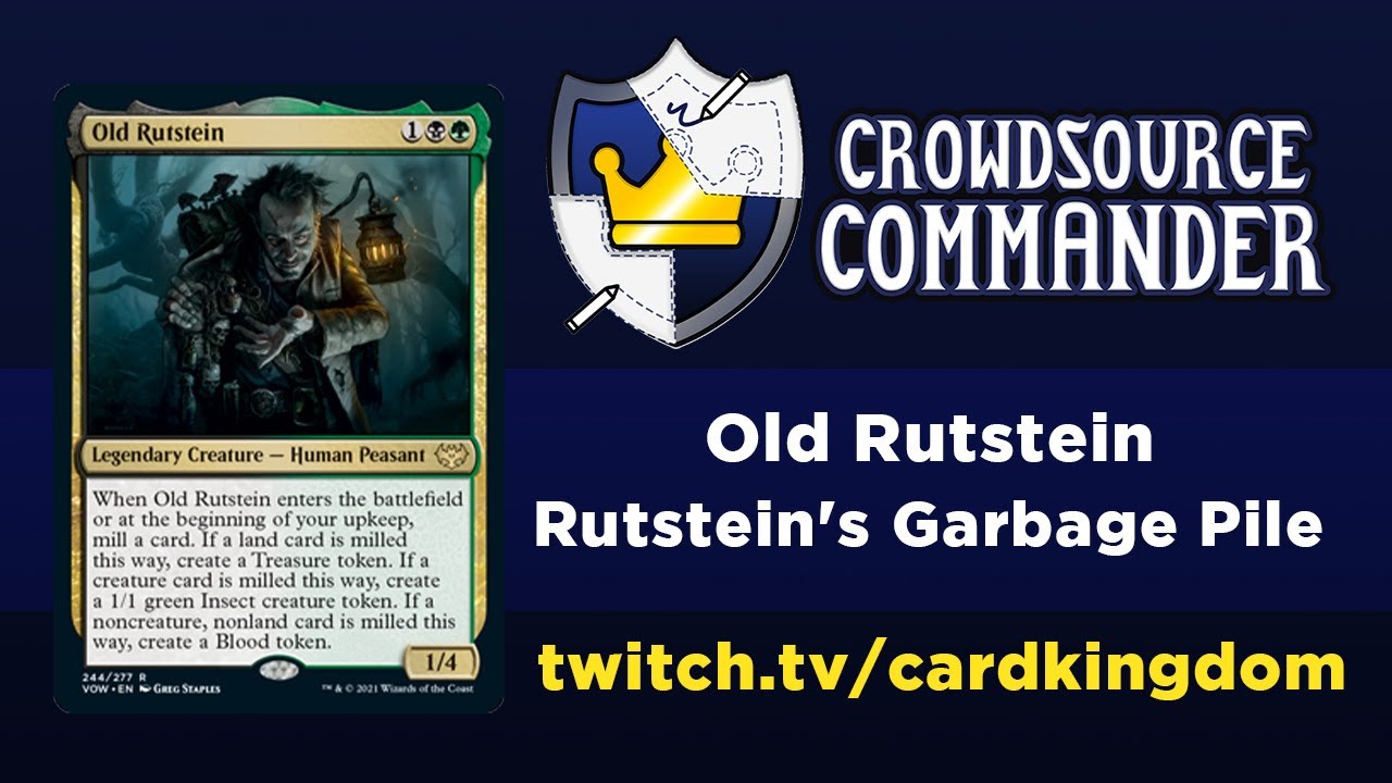 Crowdsource Commander - Old Rutstein - 11/10/2021 - YouTube