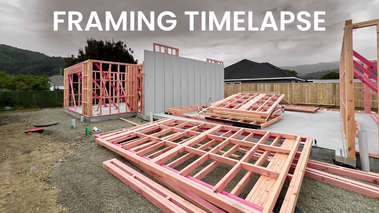 Building Six Townhouses Timber Framing And Firewalls Youtube