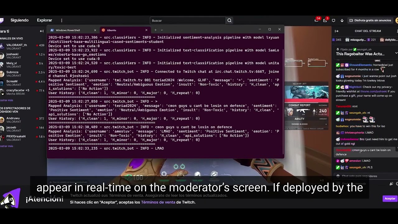 A social media (Twitch) moderator app - YouTube
