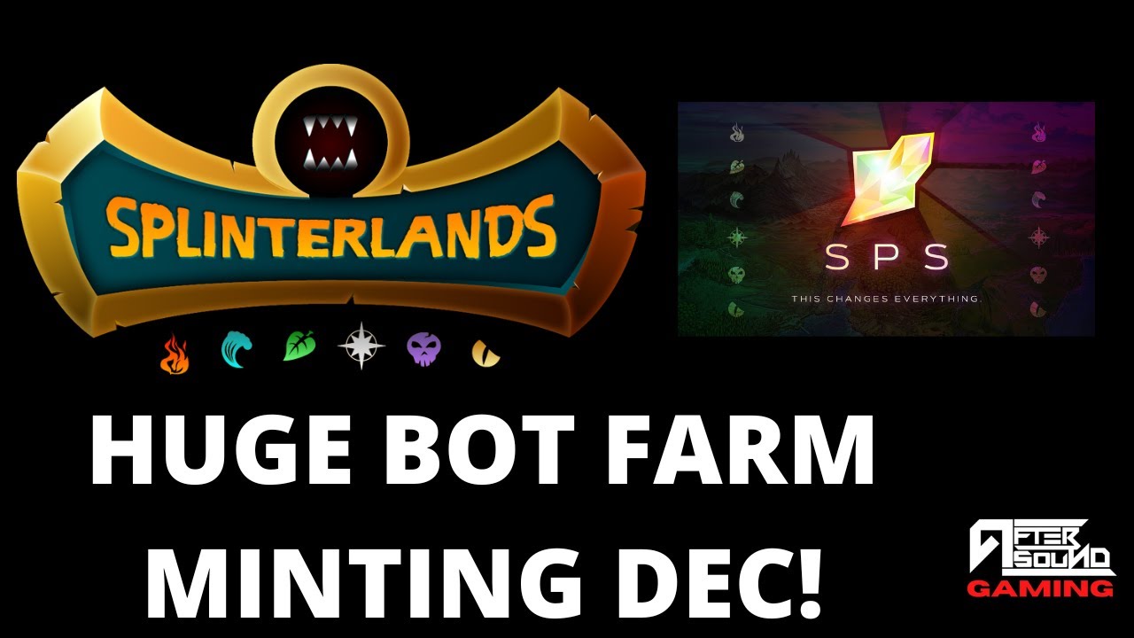 HUGE BOT FARM MINTING DEC! (SPLINTERLANDS) - YouTube