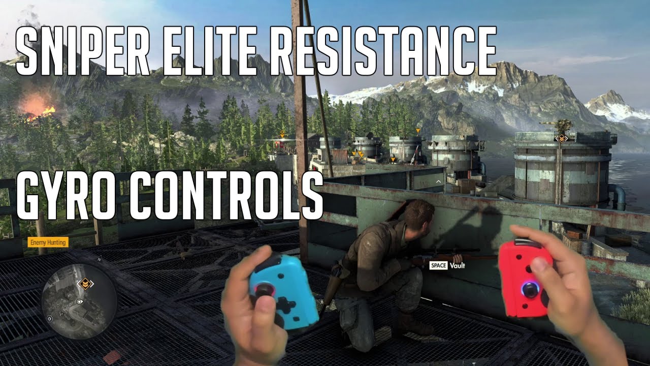 Sniper Elite Resistance - Gyro Controls with Joy-Con on PC - YouTube
