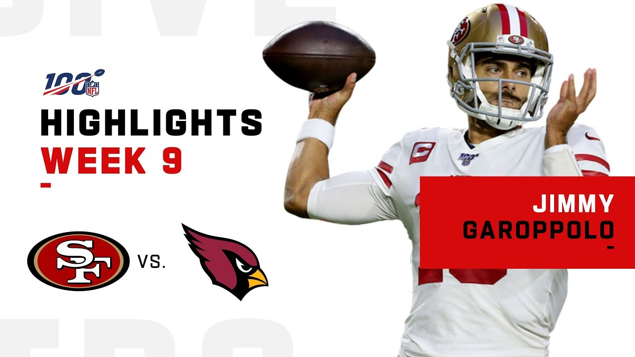 Jimmy Garoppolo Flies High w/ 4 TDs! | NFL 2019 Highlights - YouTube