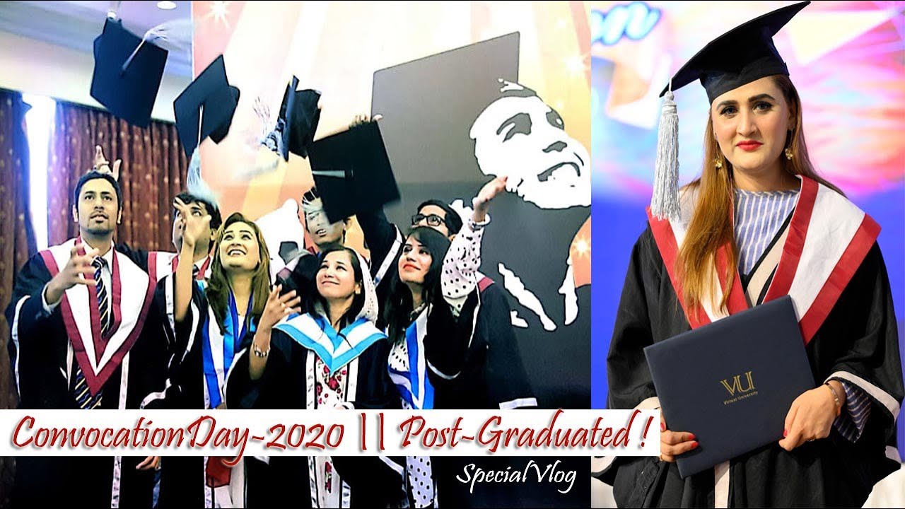 MBA online in Pakistan | Virtual University | Convocation day || Vlog ...