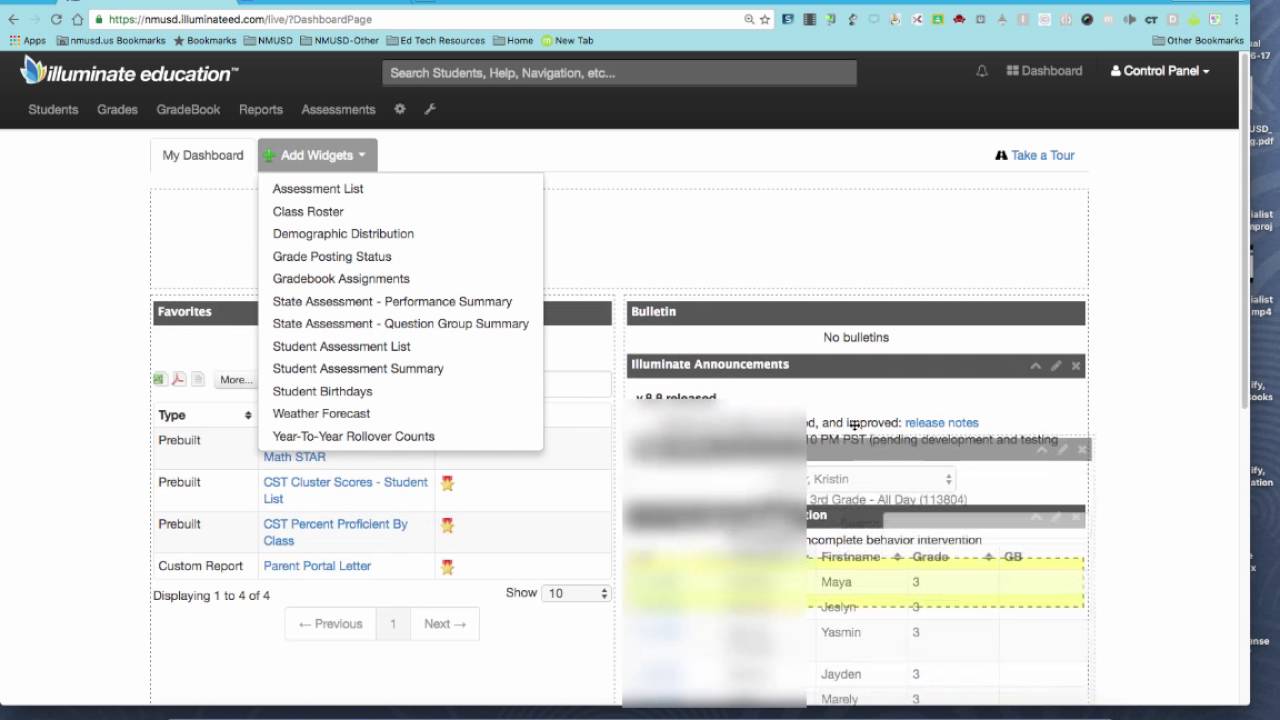 Illuminate Class Roster - YouTube