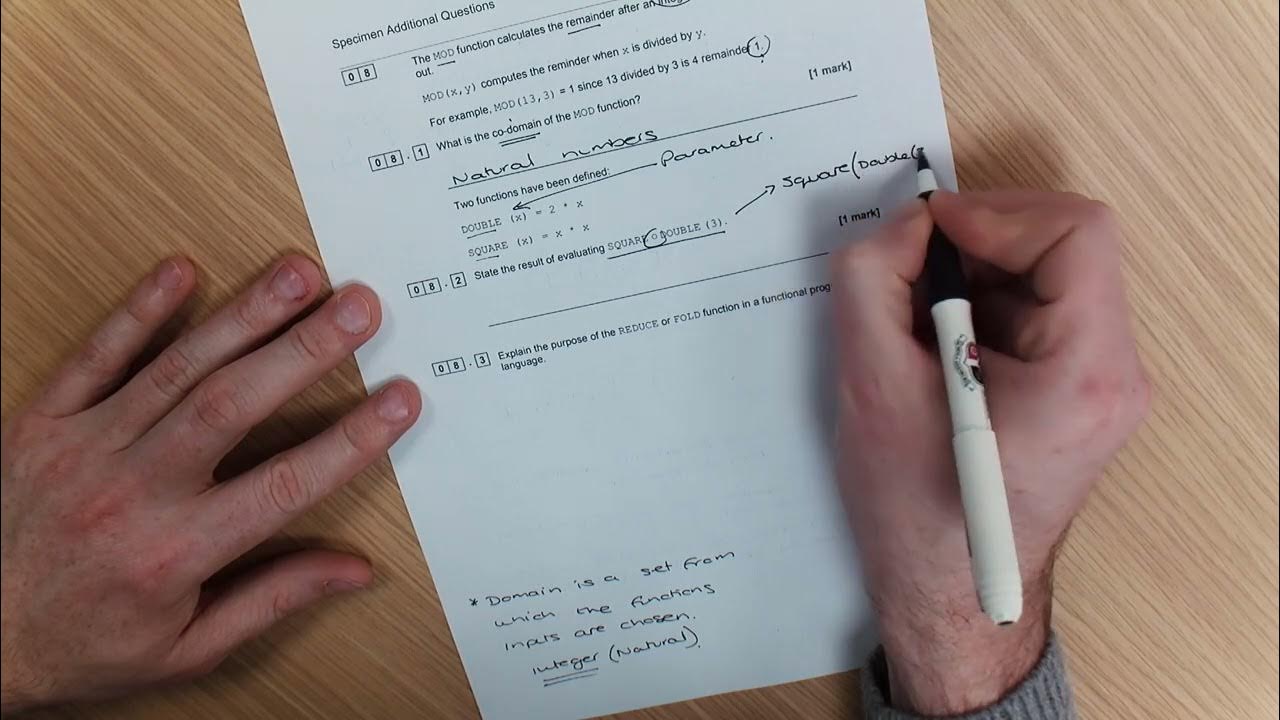 AQA Computer Science - A-Level - Functional Programming - Question Paper 2 - YouTube
