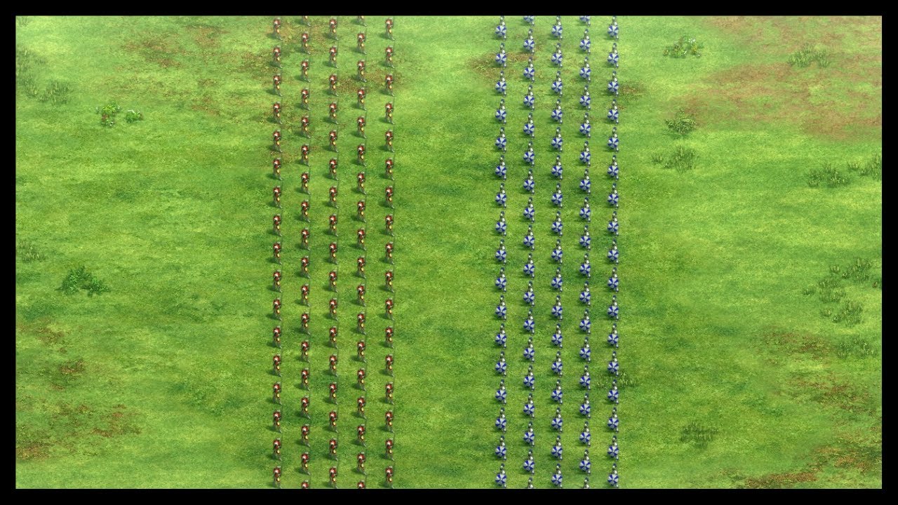 AGE OF EMPIRES II: 100 CHAMPIONS VS 100 ELITE HUSKARLS - YouTube