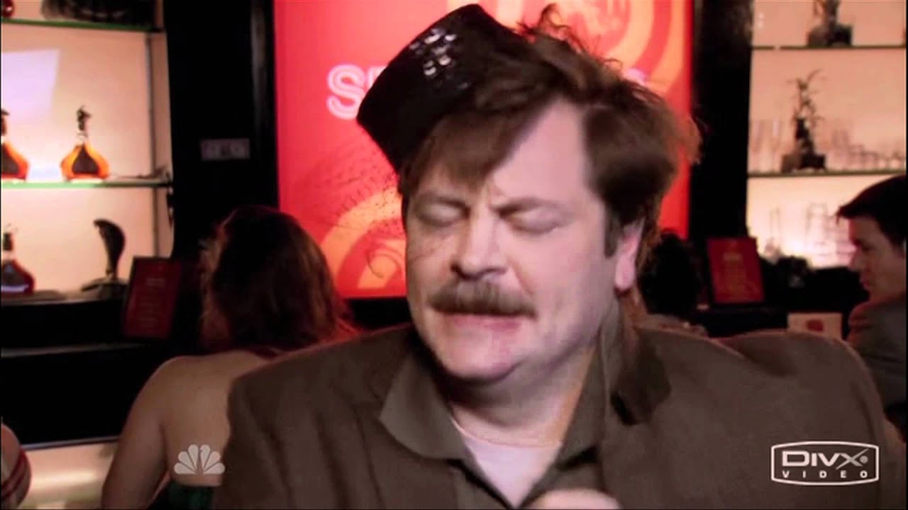 Ron Swanson dance loop HD (best version) - YouTube