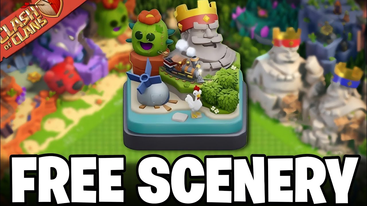 Claim scenery by using supercell id rewards points | Crossover scenery ...