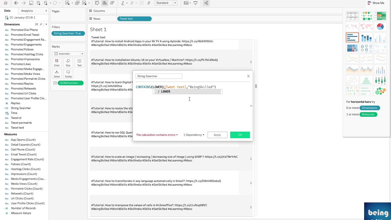How to create a calculated field in tableau to search for sub-string ...