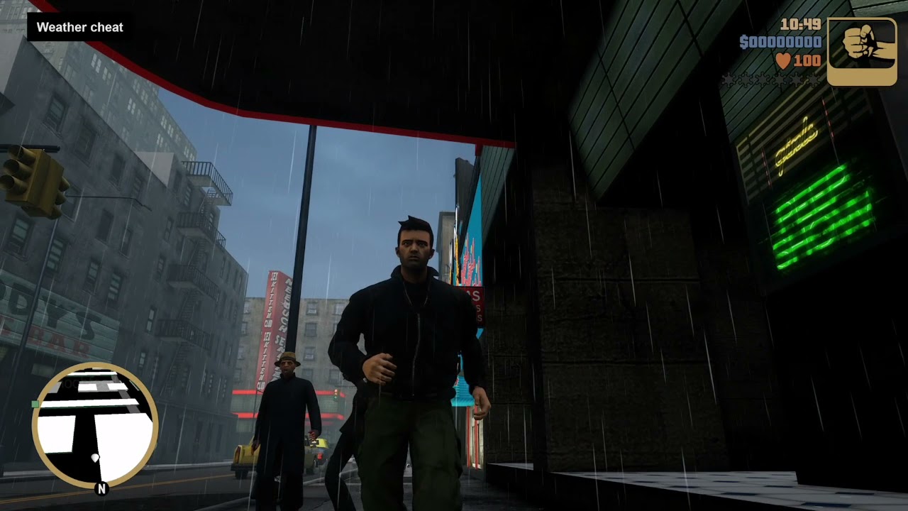 GTA 3 Definitive Edition Rain Effects After Patch 1.02 (New Rain and ...