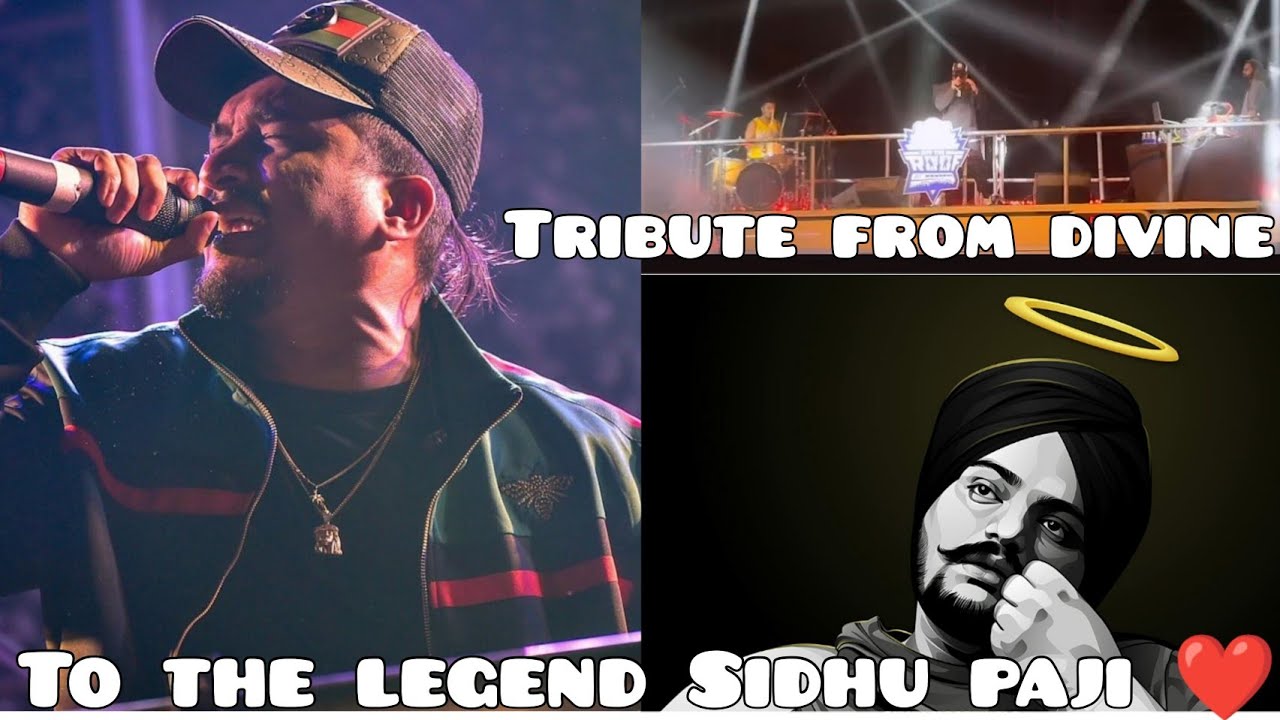DIVINE Tribute to SIDHU MOOSEWALA at NSUT | DIVINE LIVE PERFORMANCE at ...