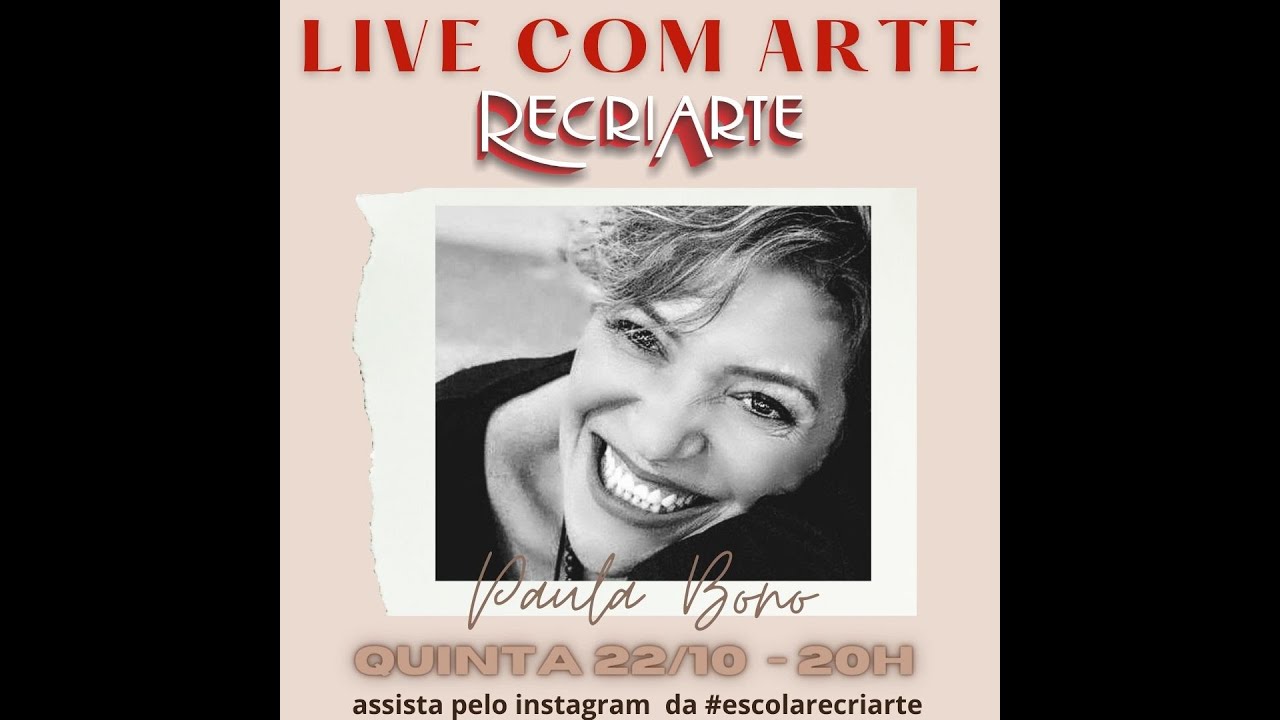 LIVE COM ARTE 04 PAULA BONO - A RAINHA DO SAPATEADO AMERICANO NO BRASIL ...