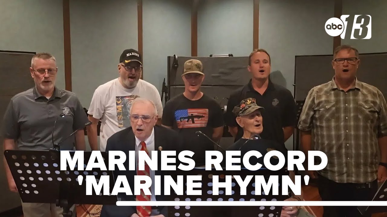 FULL VIDEO: Marines singing 'Marine Hymn' together - YouTube