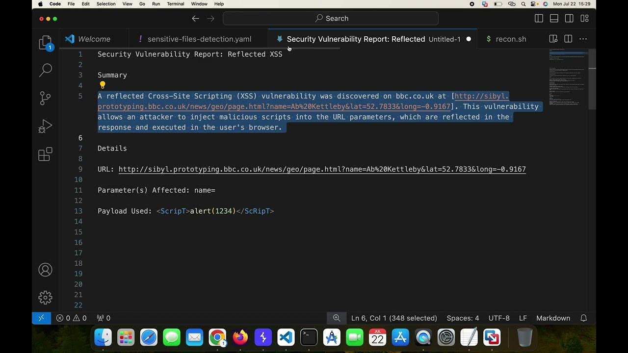 Reflected XSS Vulnerability on BBC News | RXSS POC Video - YouTube