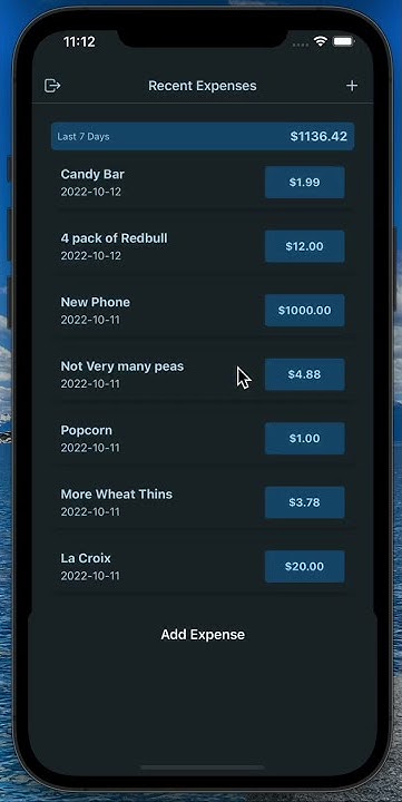 SPENT-IT - Full Stack React Native App Demo - YouTube